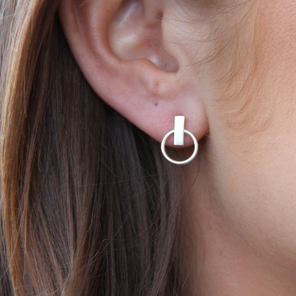SILVERÖRHÄNGE CHIC CIRCLE SMALL – STIL Silver